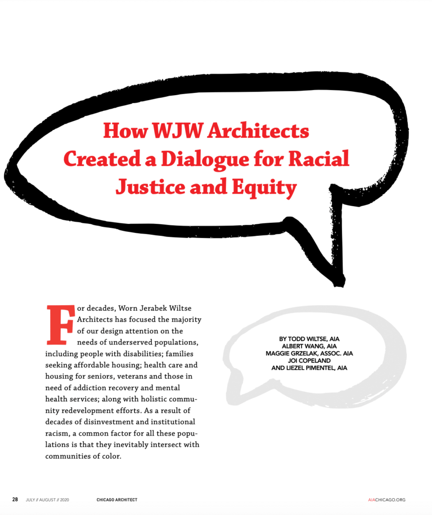 WJW featured in Chicago Architect - WJW Architects