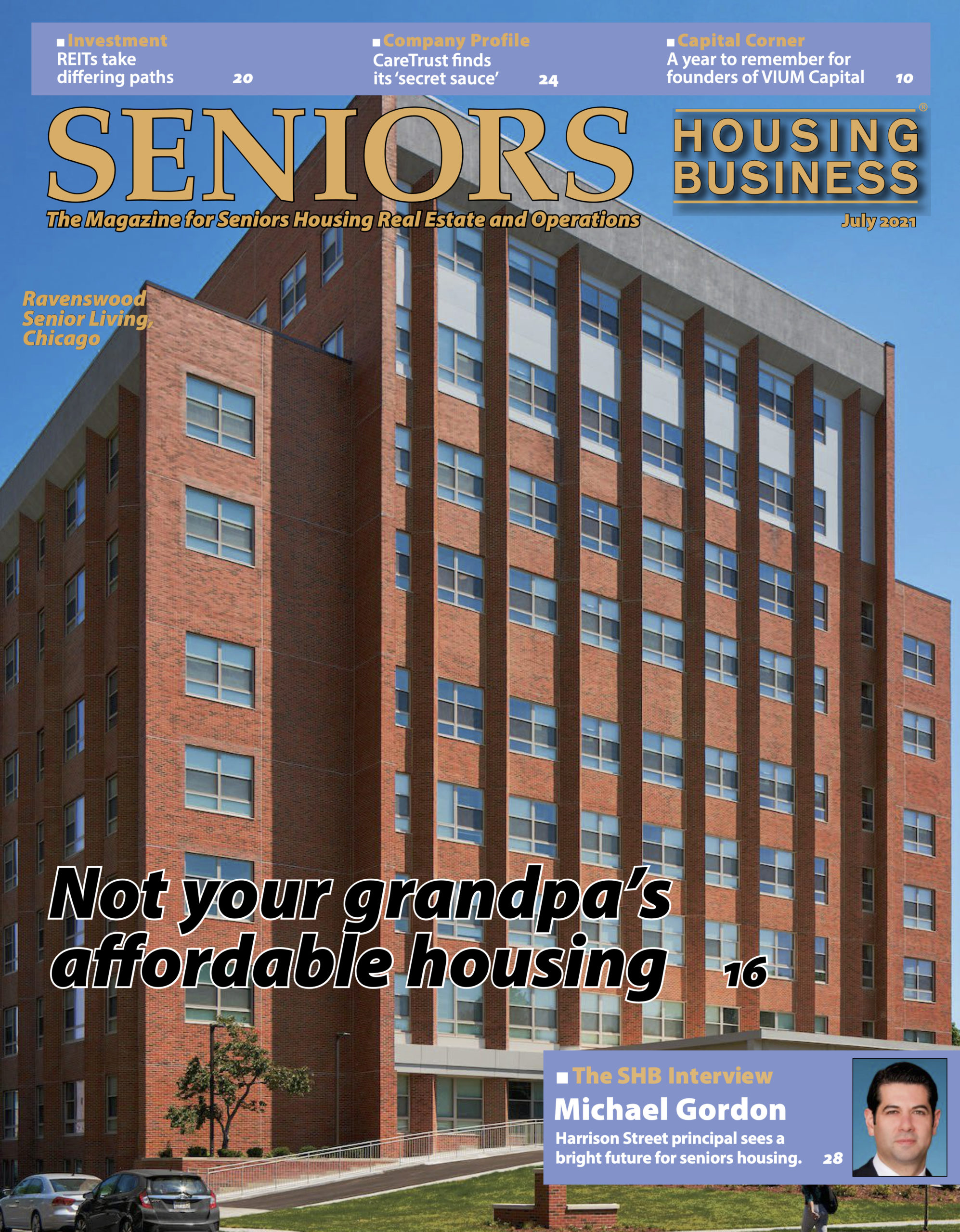 Ravenswood Senior Living on the cover of Seniors Housing Business - WJW ...